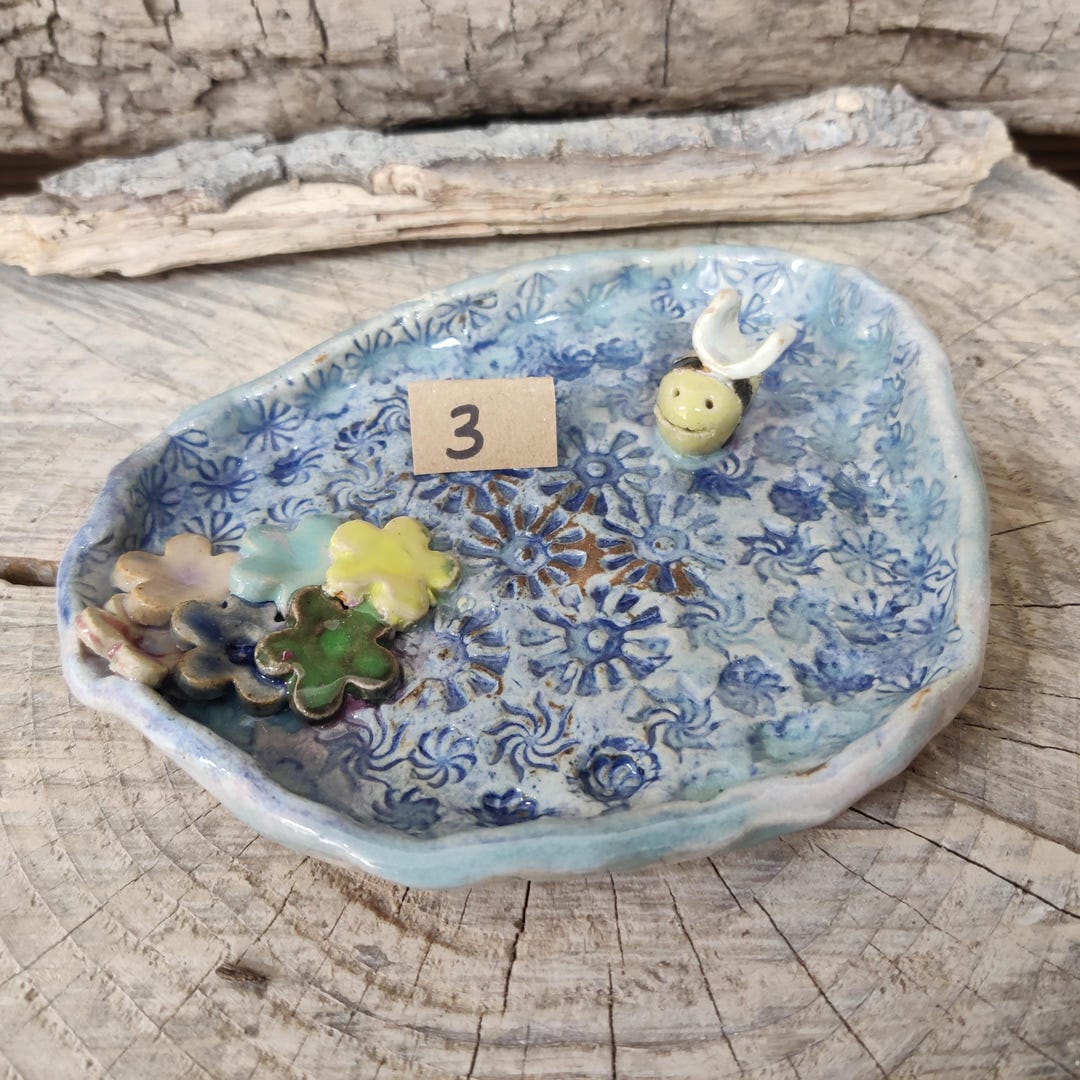 Ceramic Bee Bath | Garden Bird Bath | Handmade in Wales | V21pottery ...