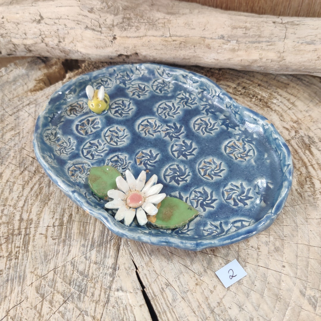 Ceramic Bee Bath Garden Bird Bath Handmade in Wales V21pottery - Etsy UK