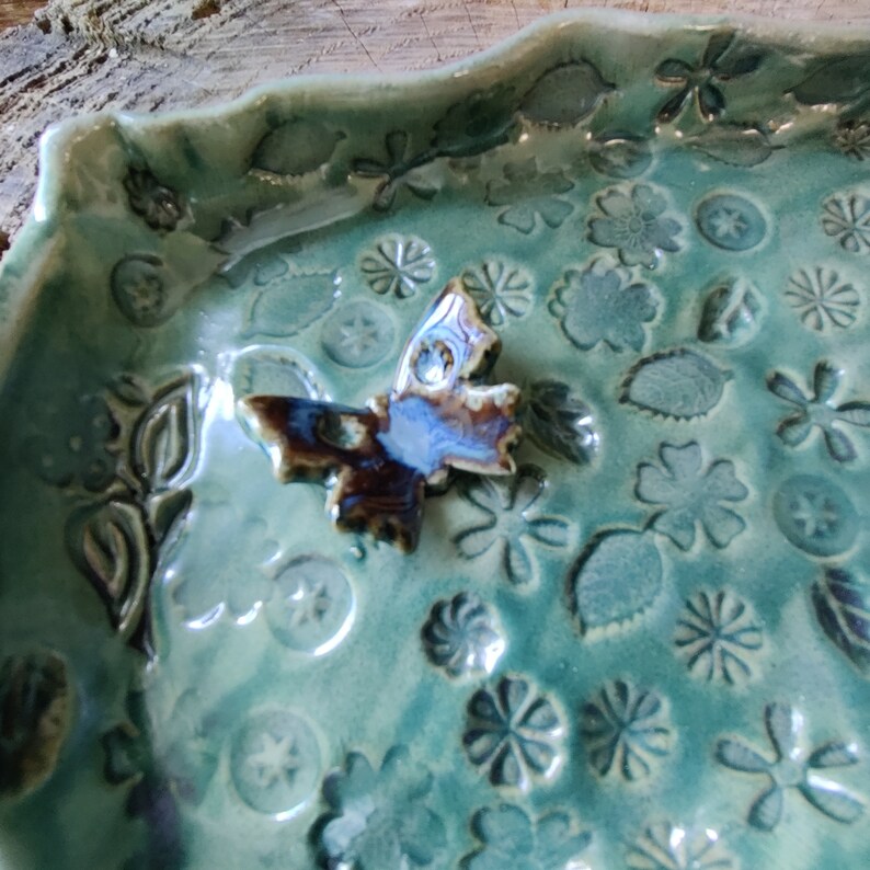 Ceramic Bee Bath Garden Bird Bath Handmade in Wales - Etsy UK