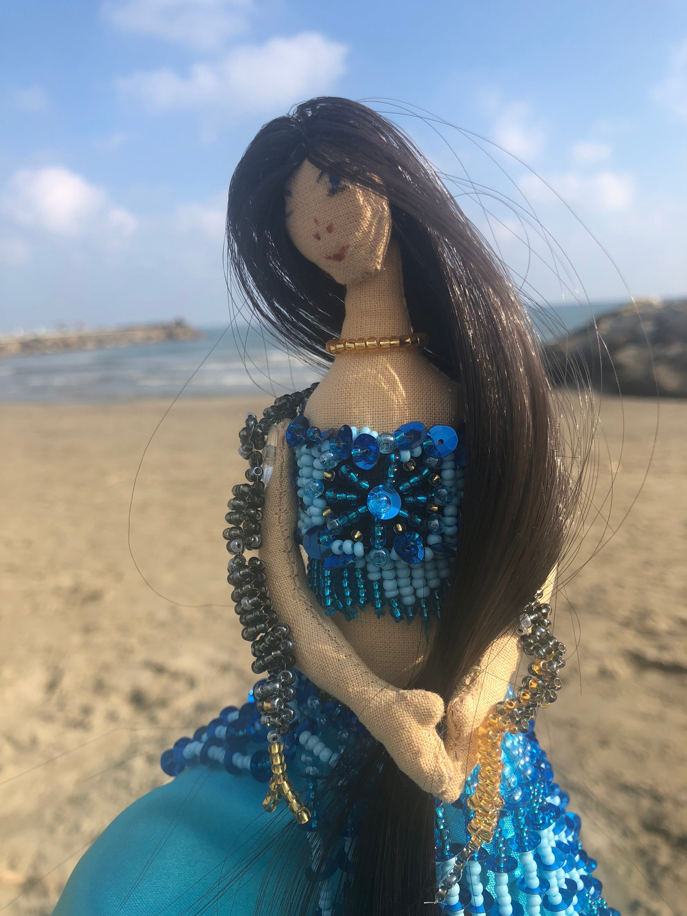 Soft Doll Soft Barbie Type Interior Doll Textile Doll East Theme Unique ...