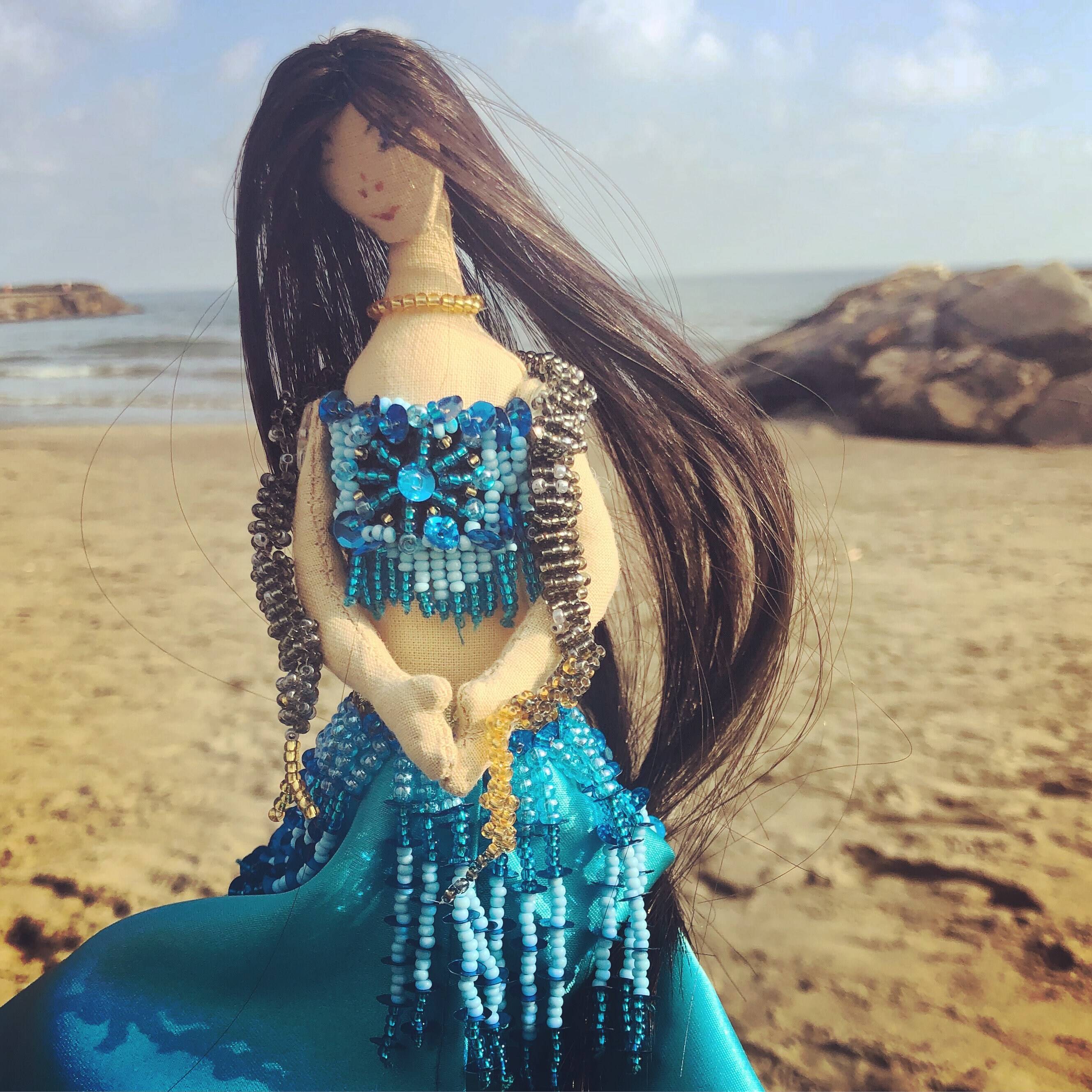 Soft Doll Soft Barbie Type Interior Doll Textile Doll East Theme Unique ...