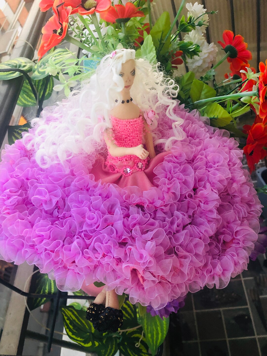 Soft Doll Soft Barbie Type Interior Doll Textile Doll Spring Theme ...