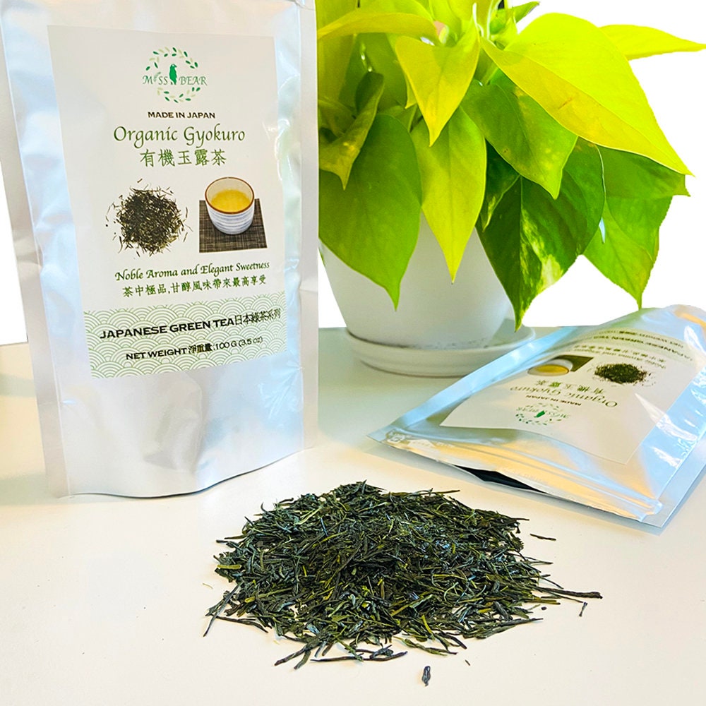 Organic Gyokuro-japanese Green Tea/premium Loose Tea/healthy Drinks ...