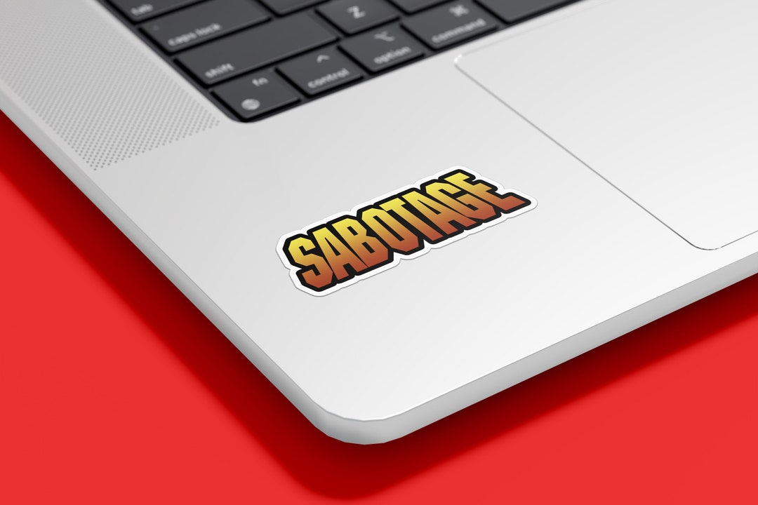 SABOTAGE Beastie Boys Sticker | Laptop, Yeti, Stanley, 90s, Nostalgia ...