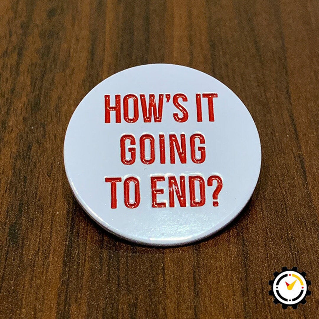 How's It Going to End? | Truman Show Enamel Pin | Jim Carrey, 90s ...