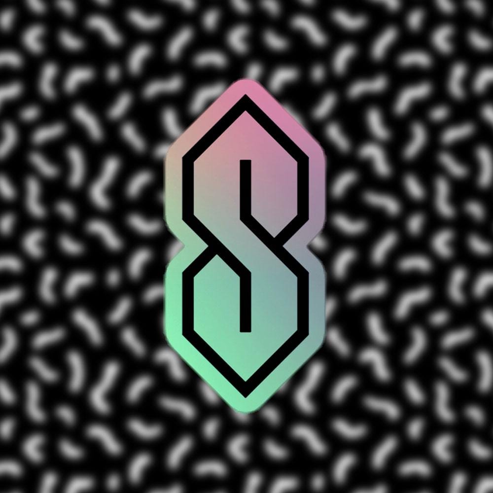 90s Symbols Icons Sticker Pack Holographic | Smiley, Cool S Thing ...