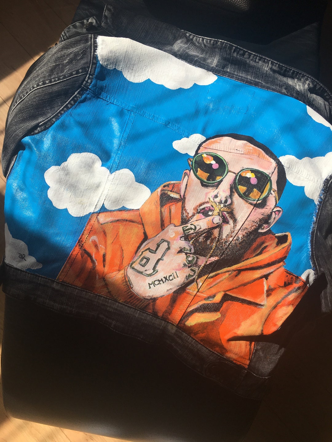 Mac Miller (black) Denim Jacket - Etsy