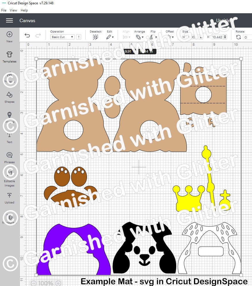 King Teddy. Confectionery Holders. Svg and Fcm Digital Cutting - Etsy