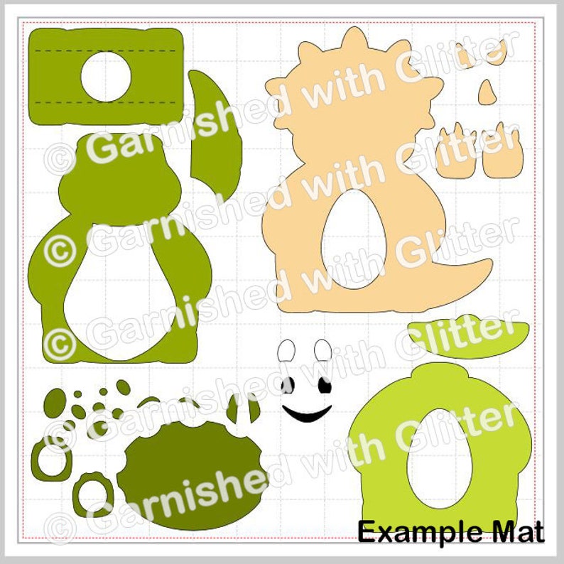 Dinosaur stegosaurus/trex Digi Download Cutting - Etsy
