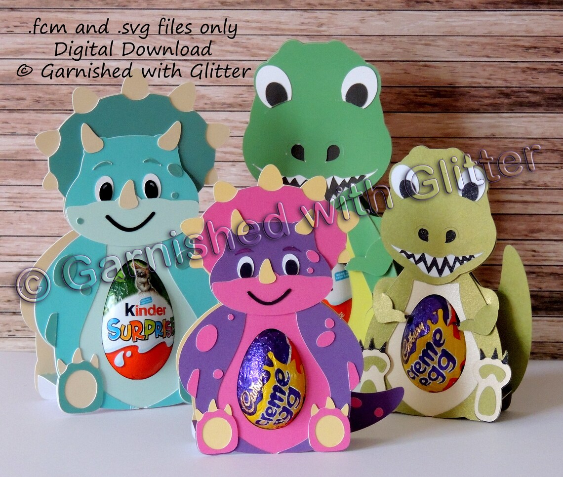 Dinosaur stegosaurus/trex Digi Download Cutting - Etsy