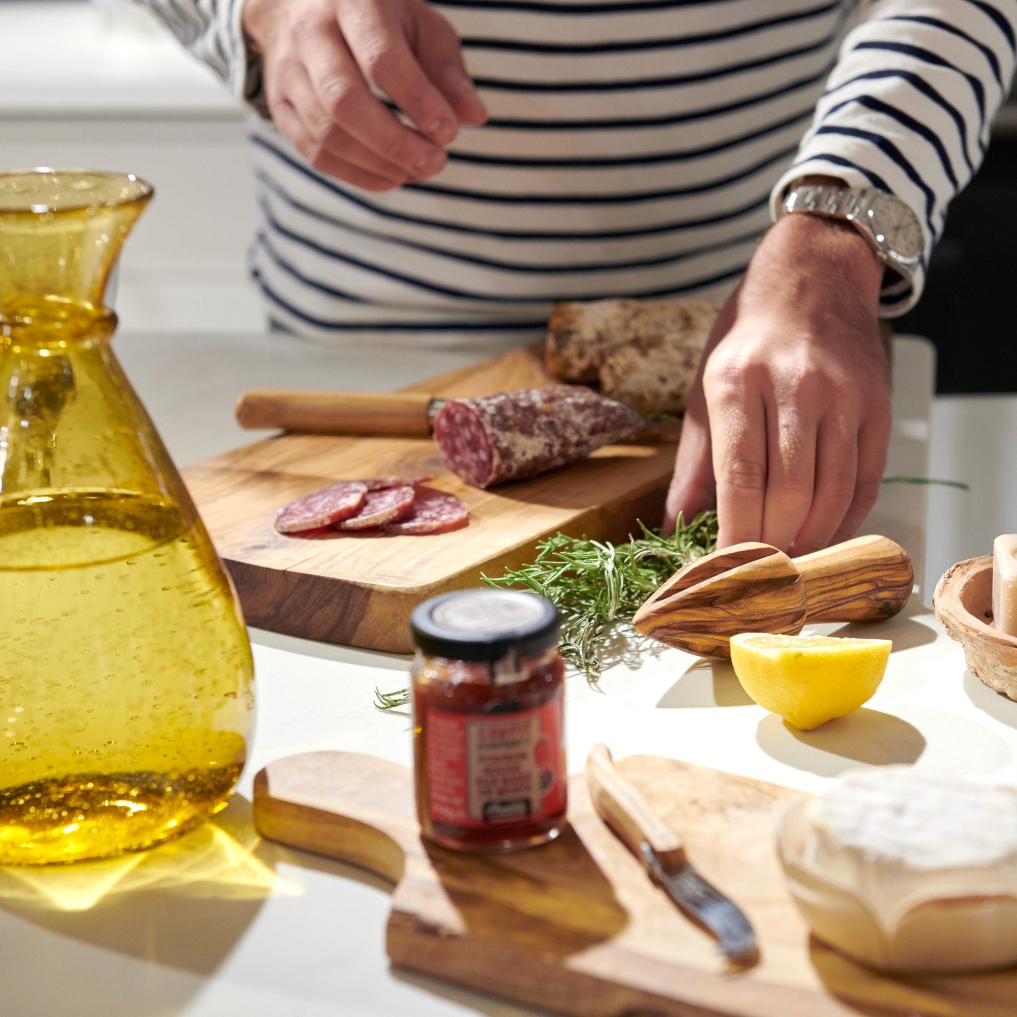 Handmade Olive Wood Breakfast Set - Honey Dipper, Spreader & Spoon - Etsy