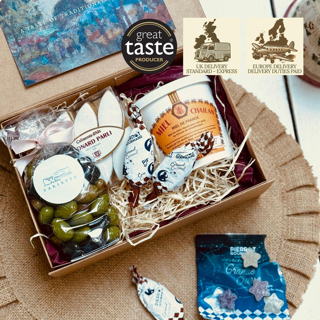 Gourmand French Food Gift Box | Sweet Treats From Provence | Artisan ...
