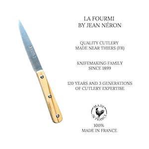 Small Paring Knife - French Kitchen Knife, Olive Wood Handle - Etsy