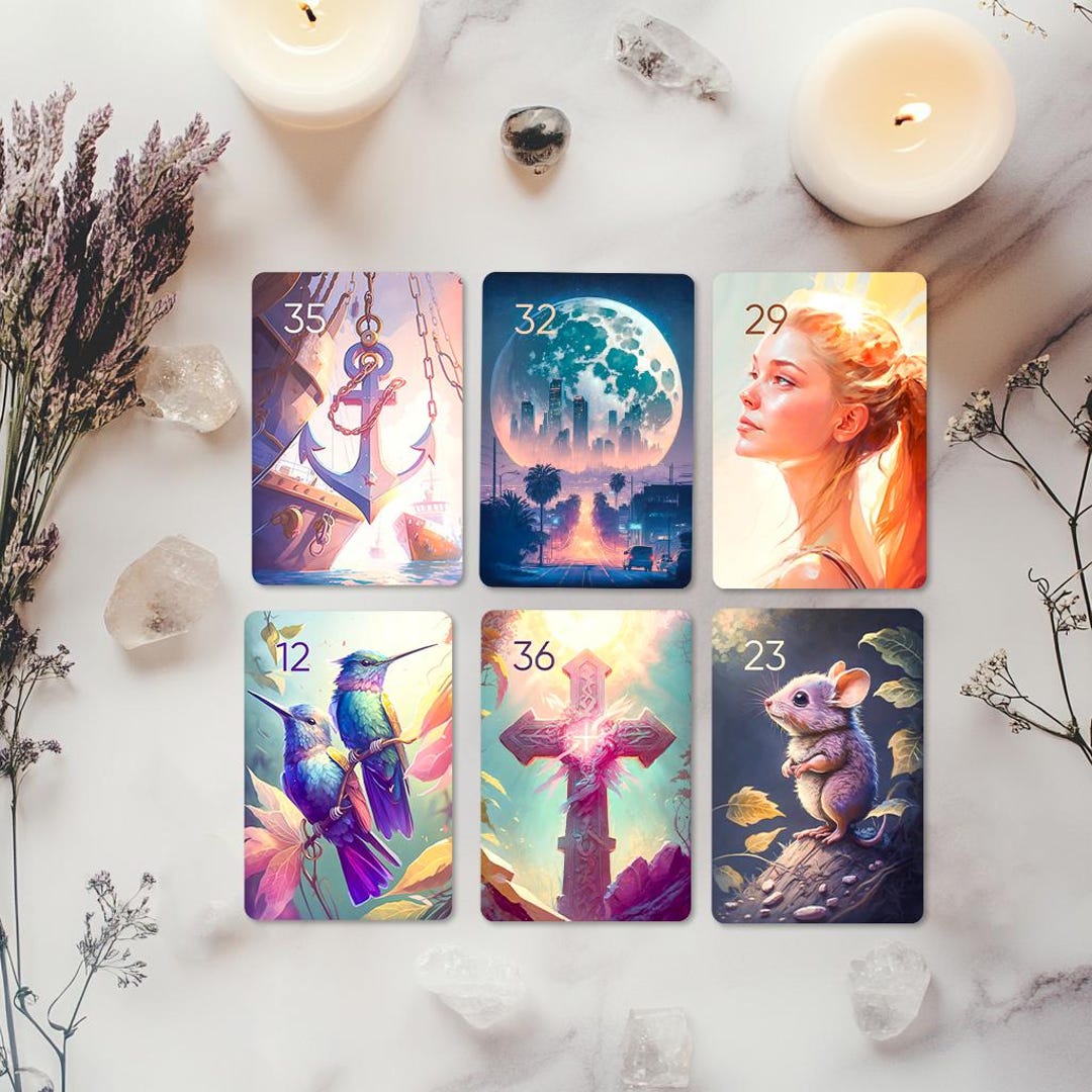 Lenormand Oracle Deck – 36-card Set Inspired by California's Vibrant ...