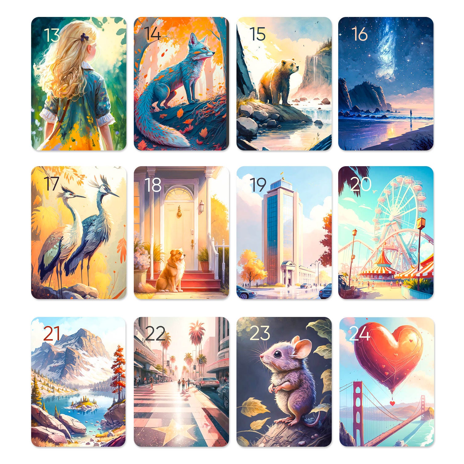 Cosmic California Lenormand Card Deck With Booklet - Etsy