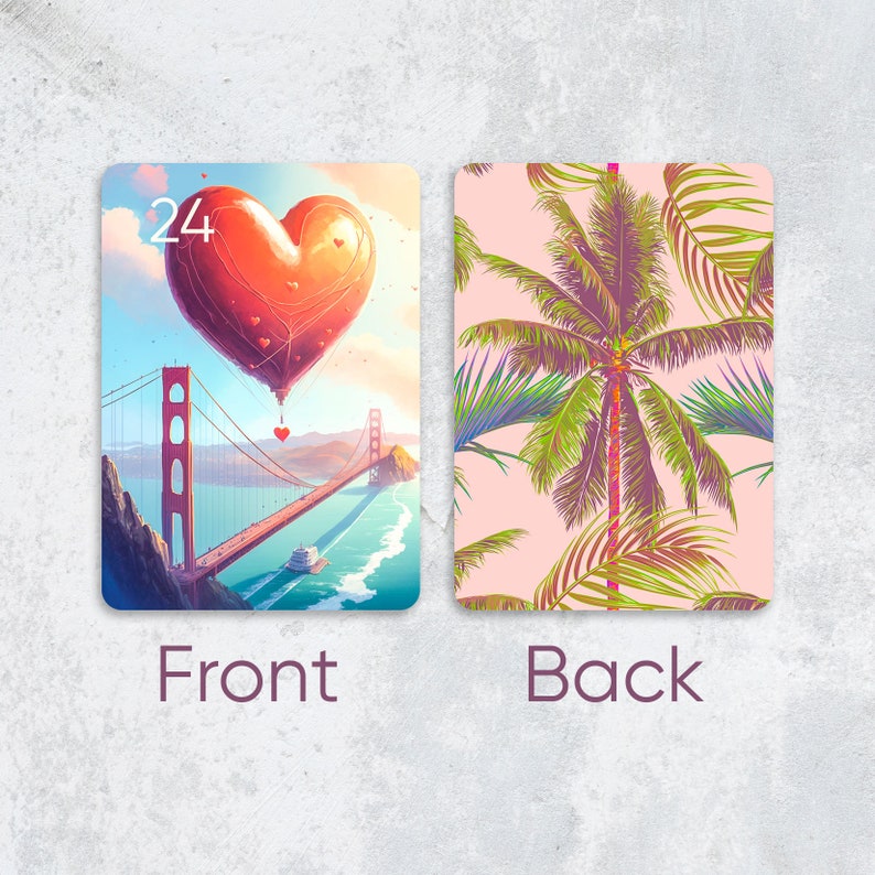 Cosmic California Lenormand Card Deck With Booklet - Etsy