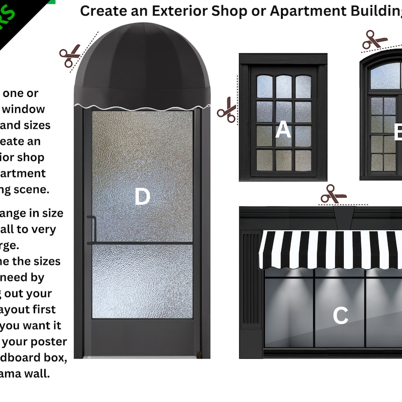 Dollhouse Stickers - Etsy