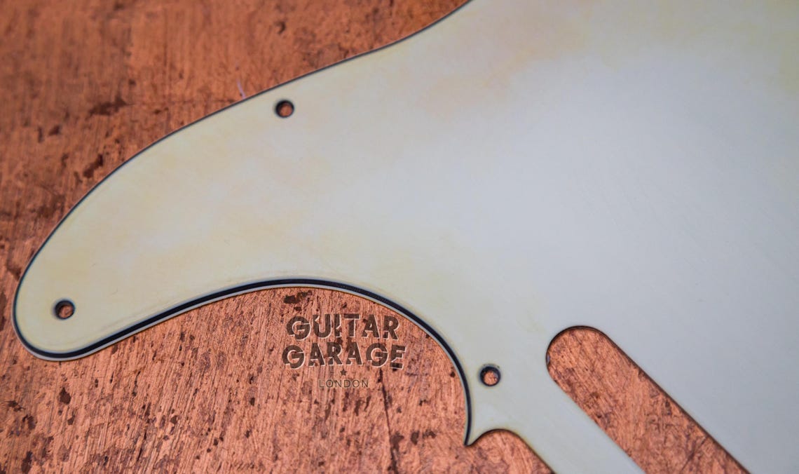 Custom Aged Pickguard - Fender Telecaster 62 Vintage Reissue Custom ...