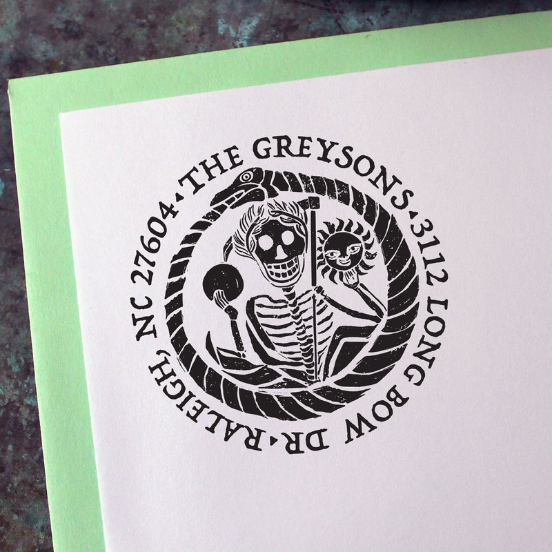 Skeleton Stamps - Etsy
