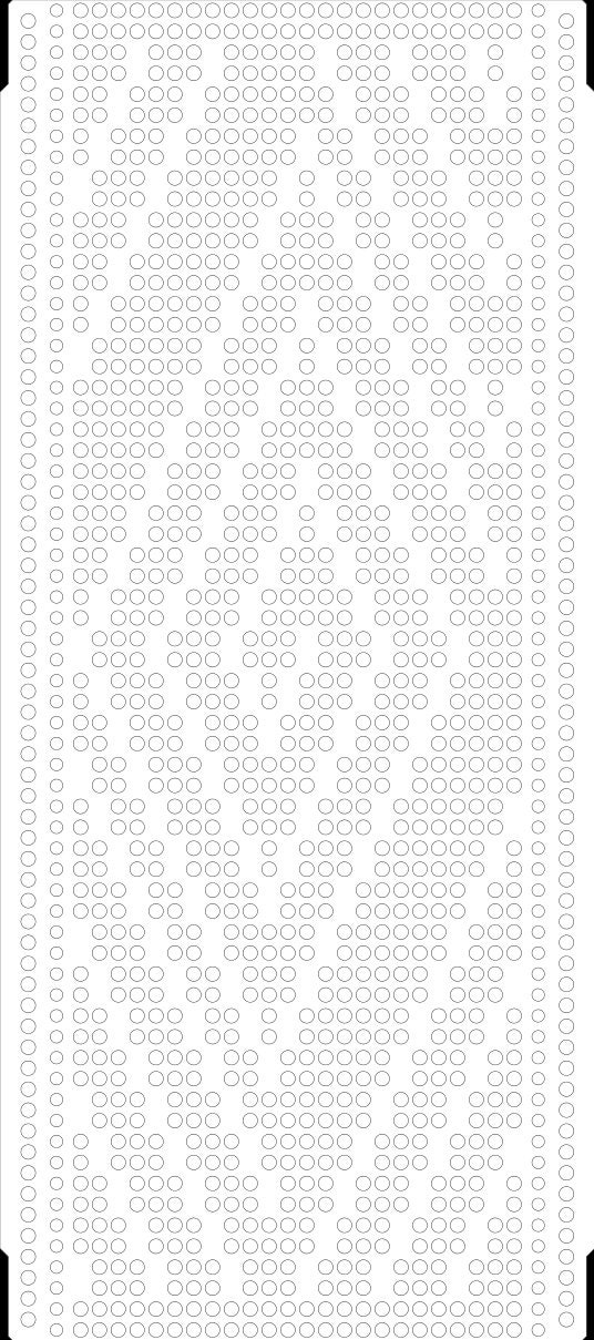 20 DIGITAL Punch Cards for Knitting Machines 24 Brother Singer SVG for ...