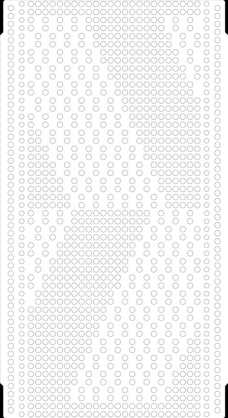 20 DIGITAL Punch Cards for Knitting Machines 24 Brother Singer SVG for ...