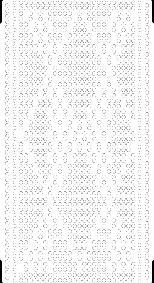 20 DIGITAL Punch Cards for Knitting Machines 24 Brother Singer SVG for ...