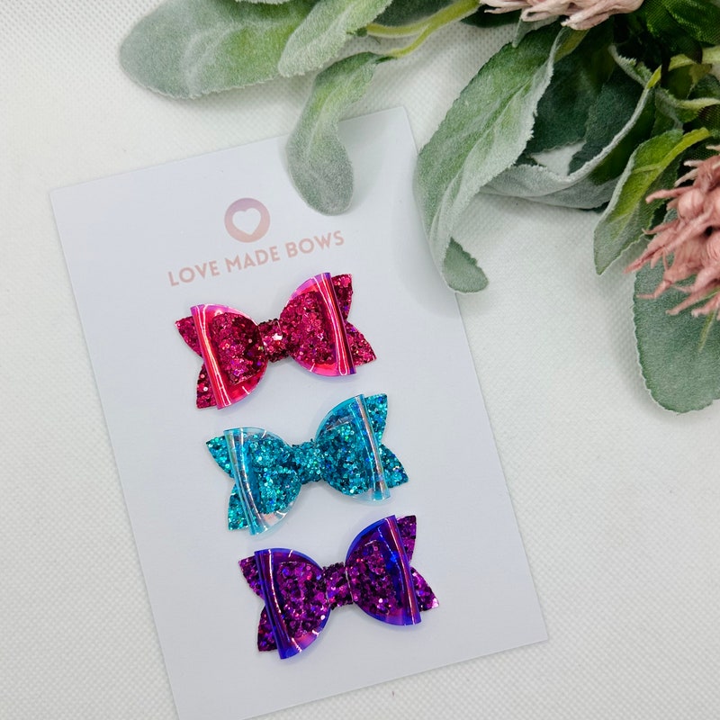 Small Light Pink Bows - Etsy