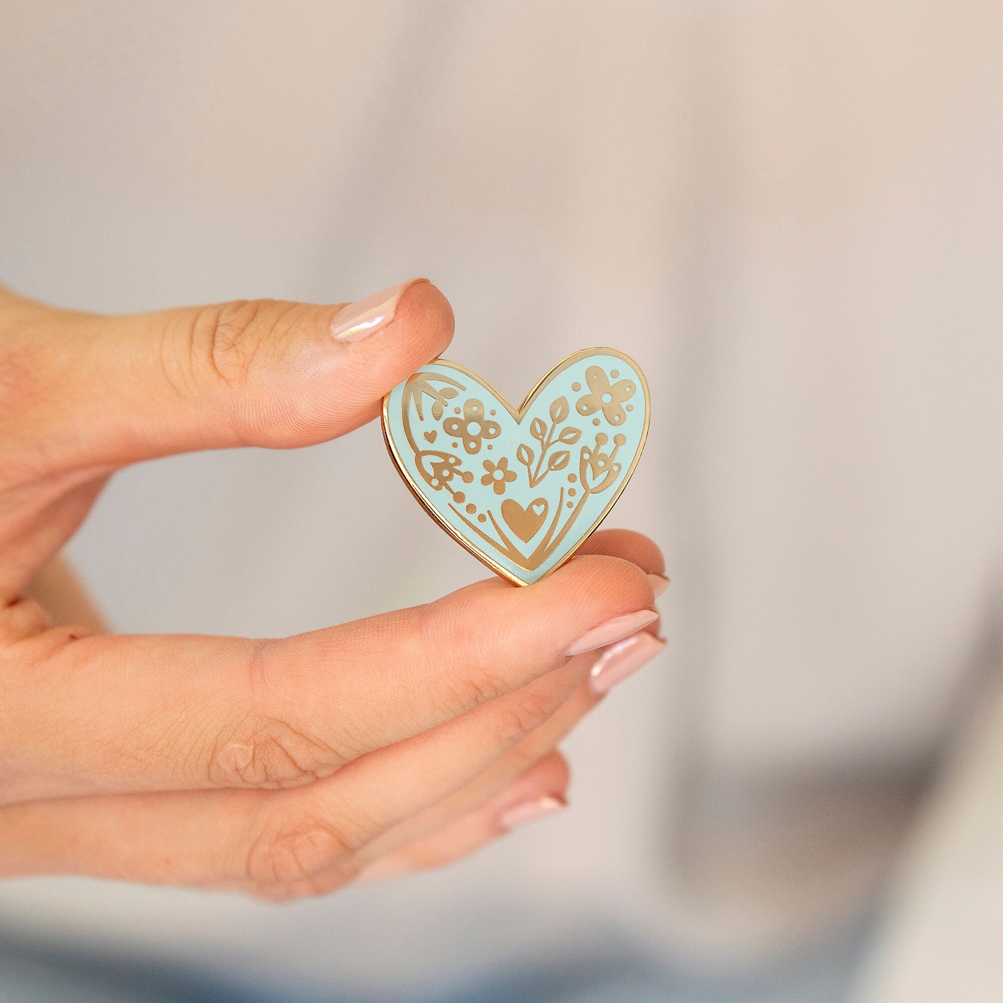 Nevertheless She Persisted Heart Enamel Pin Motivation Gift - Etsy
