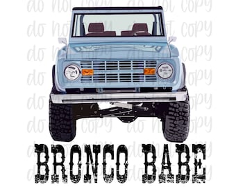 Ford Bronco Babe Svg - Etsy
