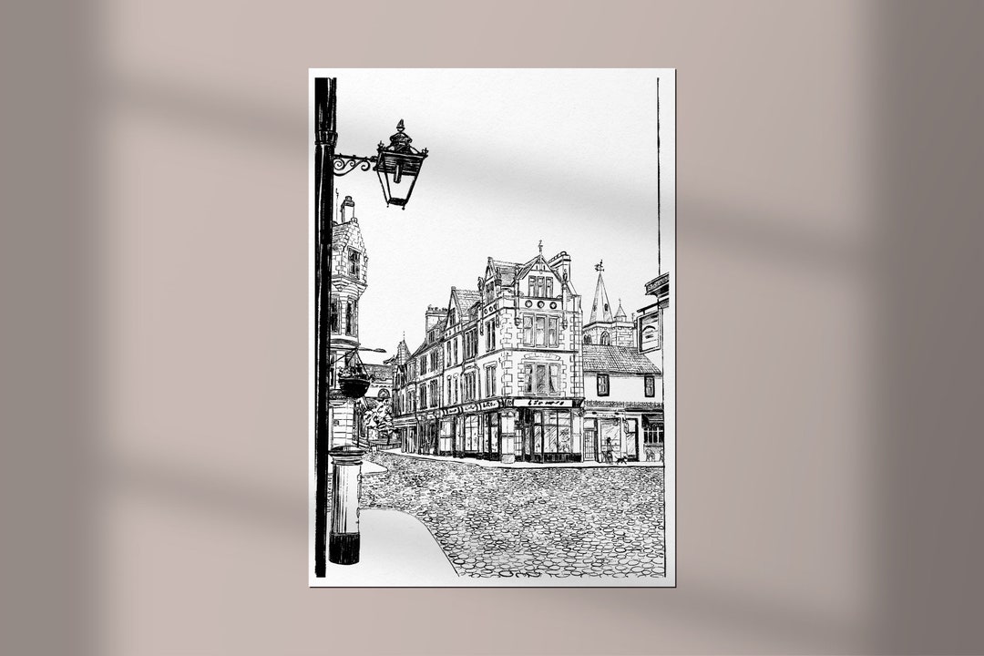 St Andrews University A4 Giclée Print graduation Gift, St Andrews ...