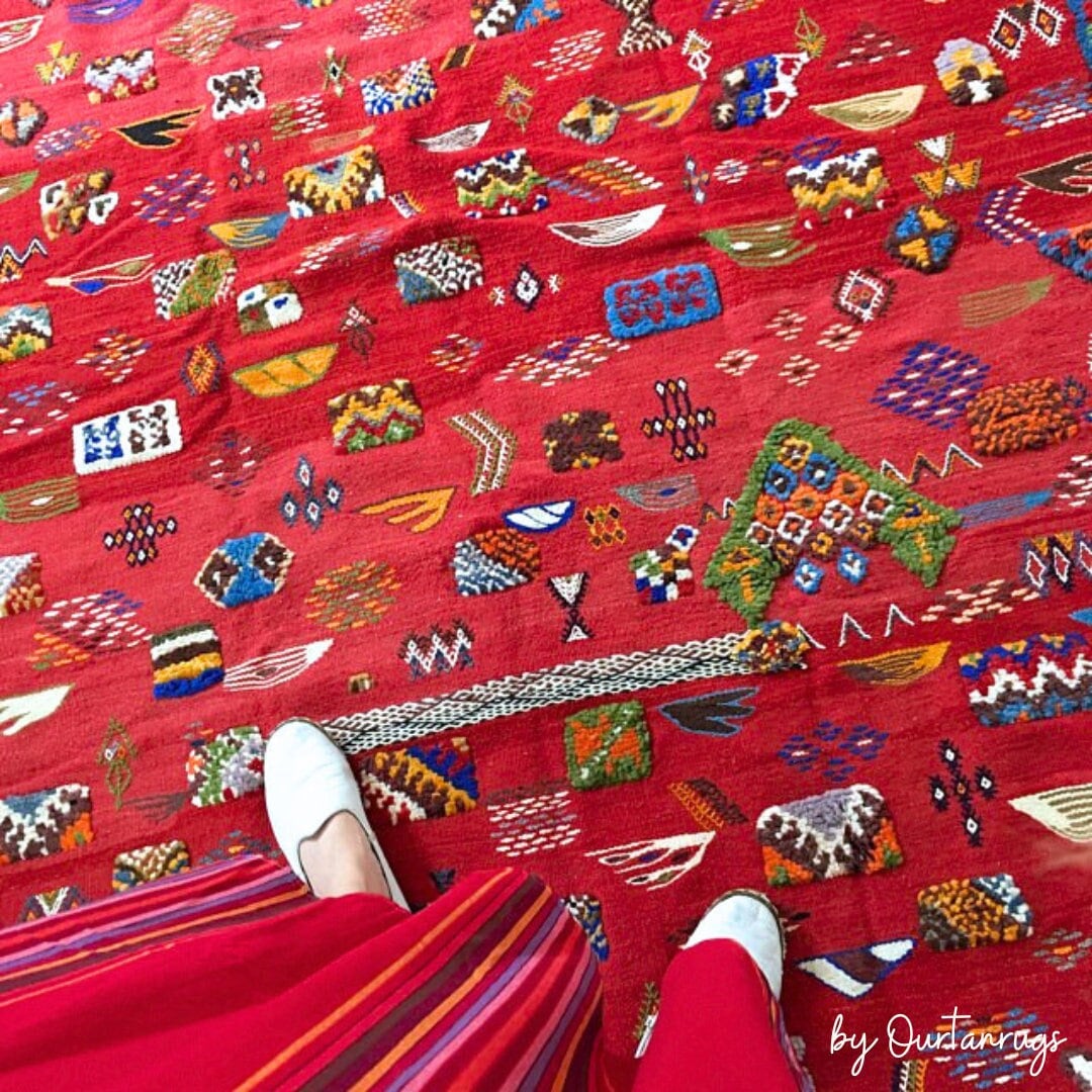 Moroccan Rug Red, Berber Carpet Colors, Nomadic Rugs, Rugs for Living ...