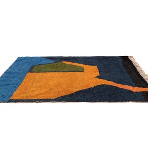 Berber Moroccan Rugs, Abstract Colorful Rug, Beni Ourain, Colorful Rugs ...