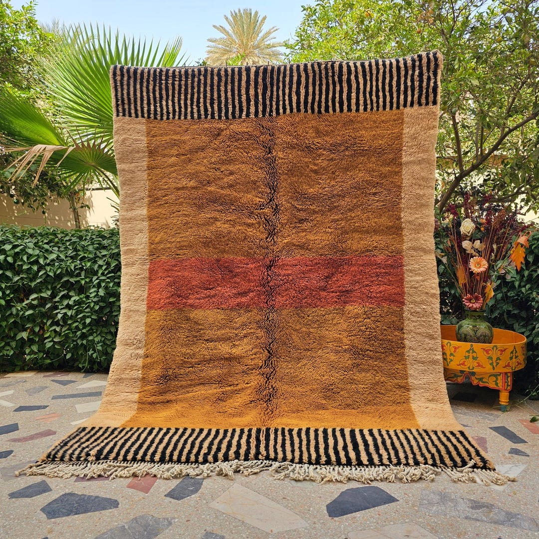 Moroccan Wool Rug, Boho Home Decor, Mrirt Rug, Berber Carpet, Modern ...
