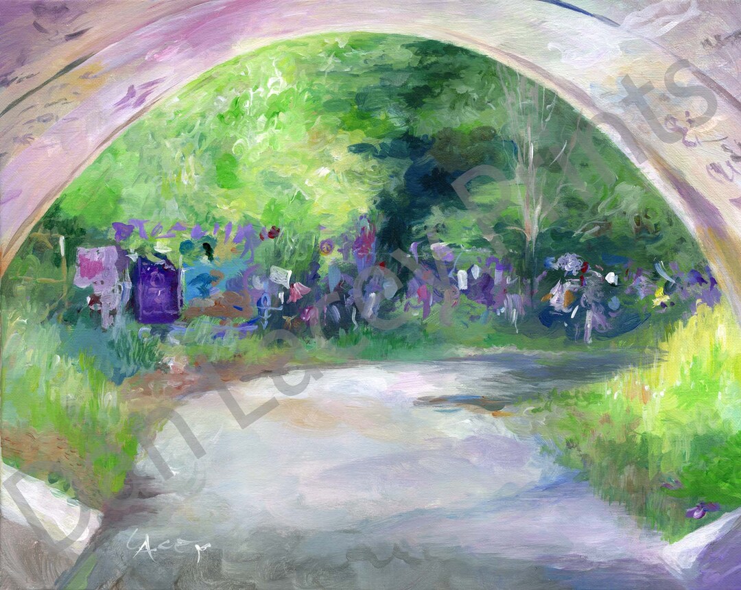 Canvas Print / "lake Ann Tunnel" From Original Dan Lacey Painting - Etsy