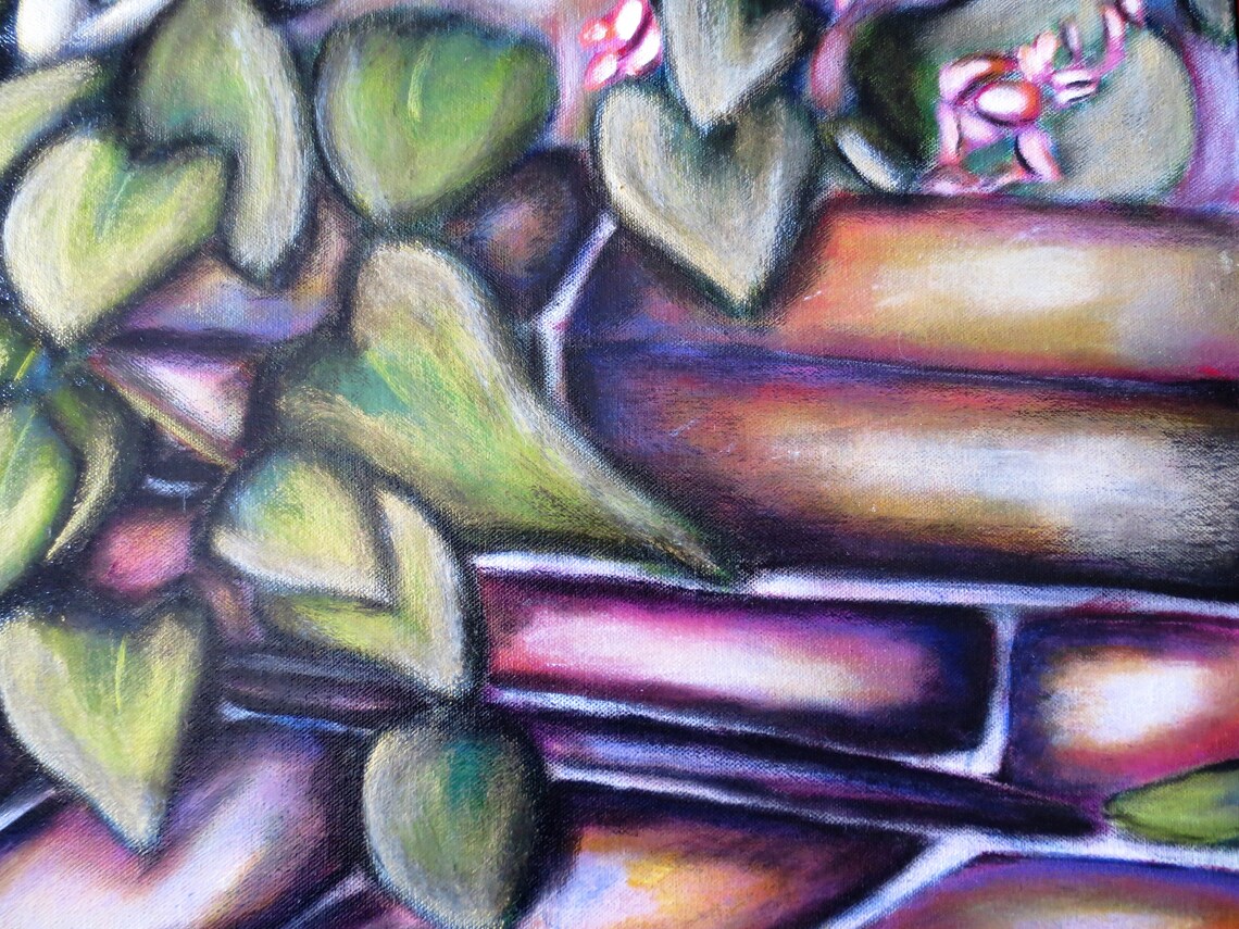 Greenery, Acrylic Art Original Floral Painting - Etsy