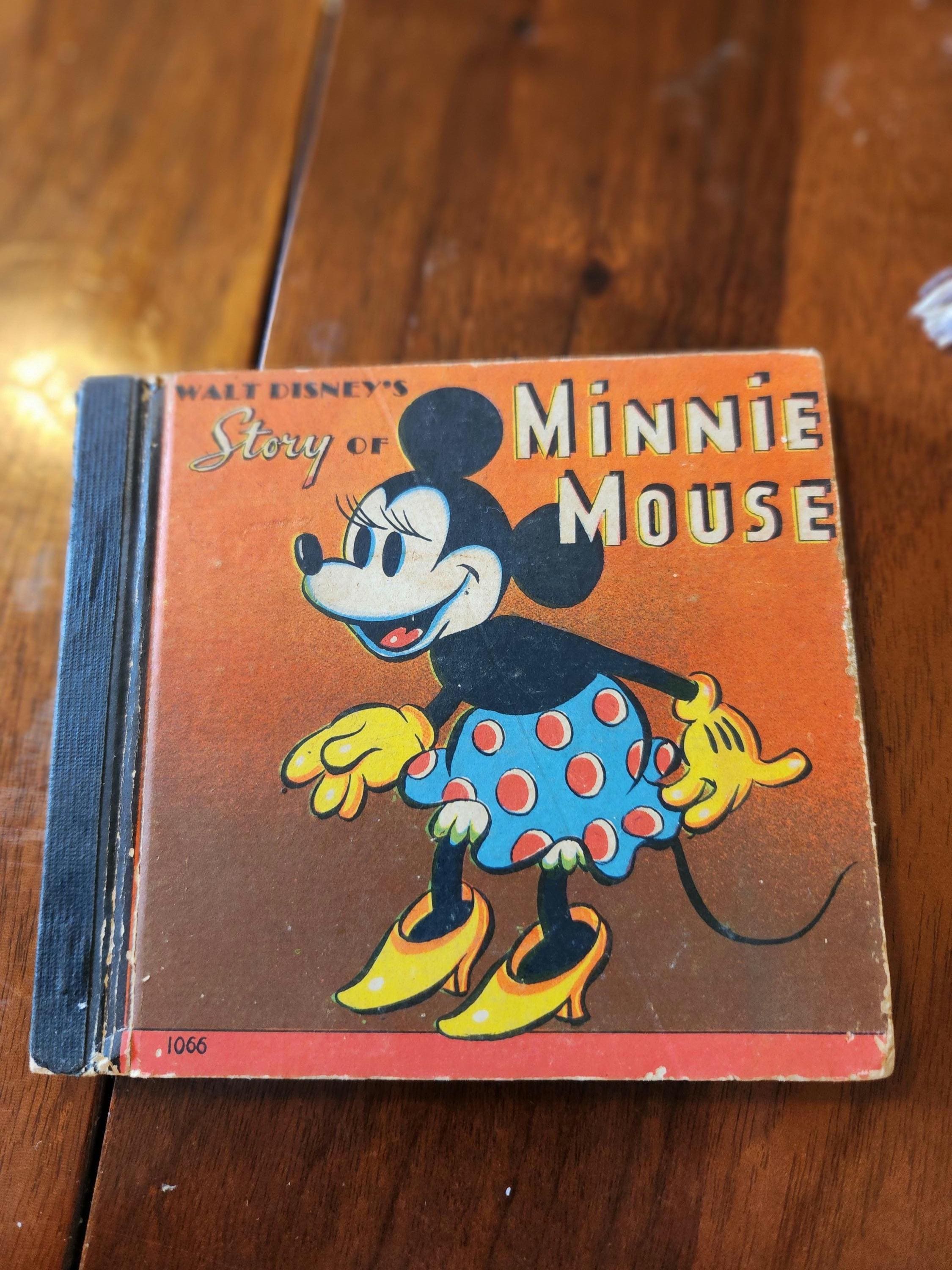 Vintage Hardcover Minnie MOUSE Book - Etsy