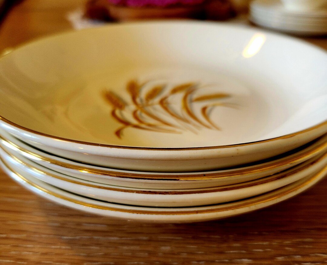 Vintage Homer Laughlin 22k Gold Edge Bowls, Set of 4 - Etsy