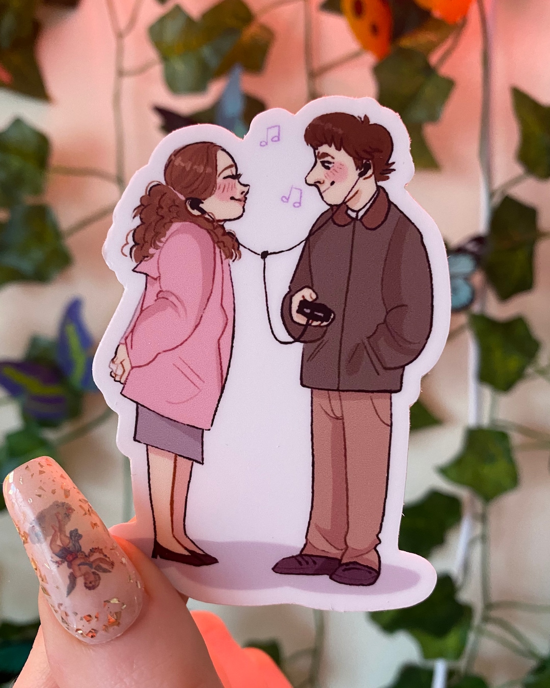 Jim and Pam / the Office Sticker - Etsy