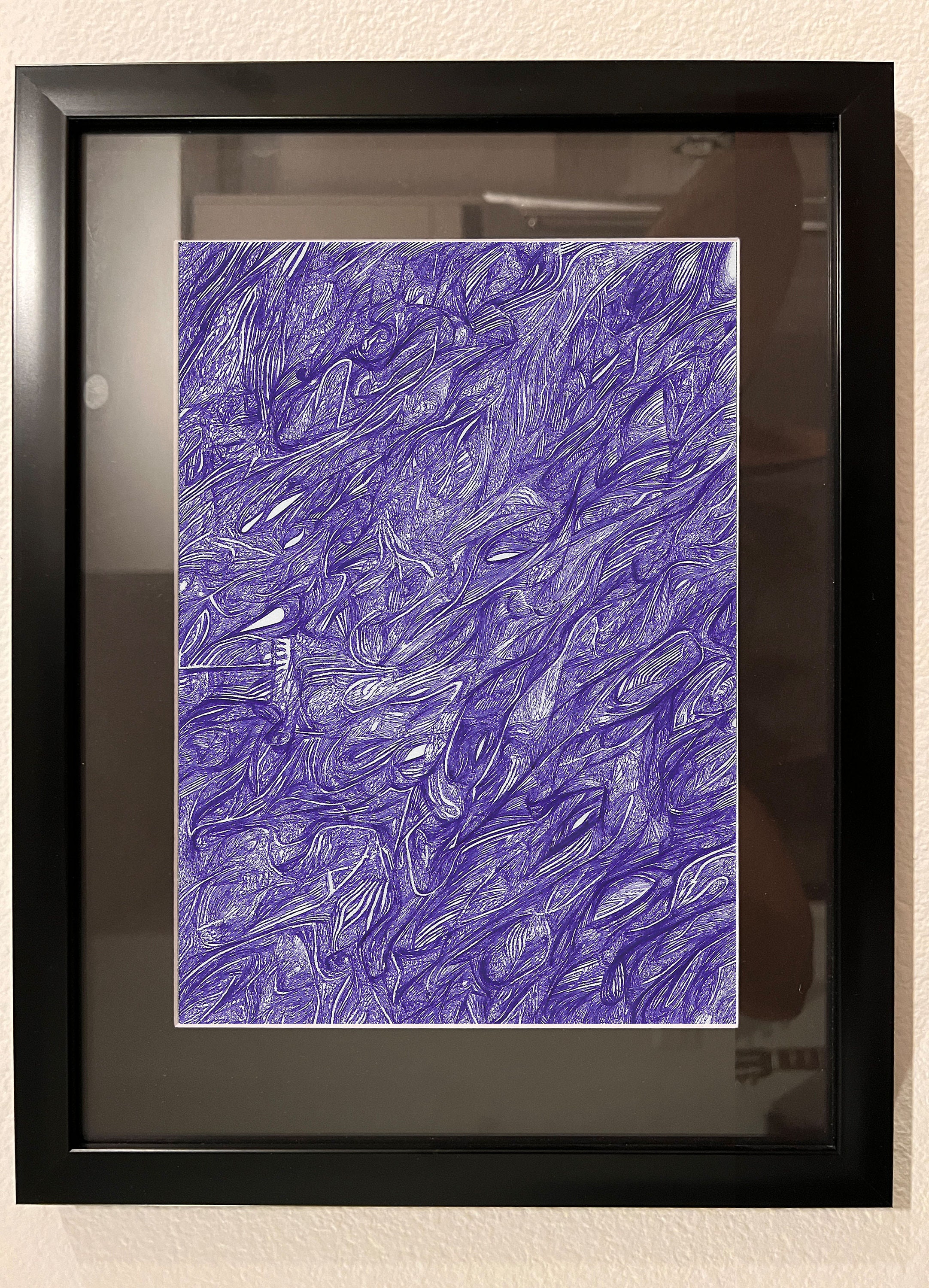 Purple One Original 7.875in. X 11in. Unframed Acid Free Ink Acid Free ...