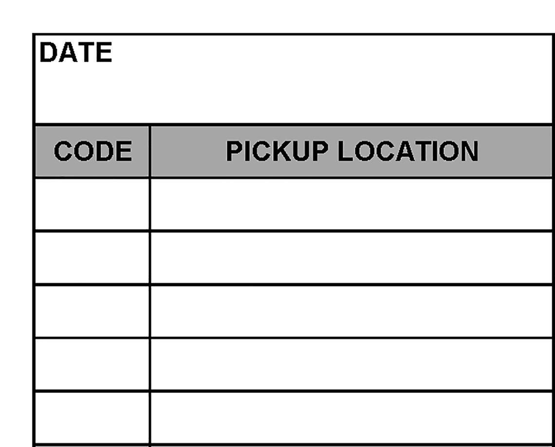 Gig Chart 30 Rows - Etsy