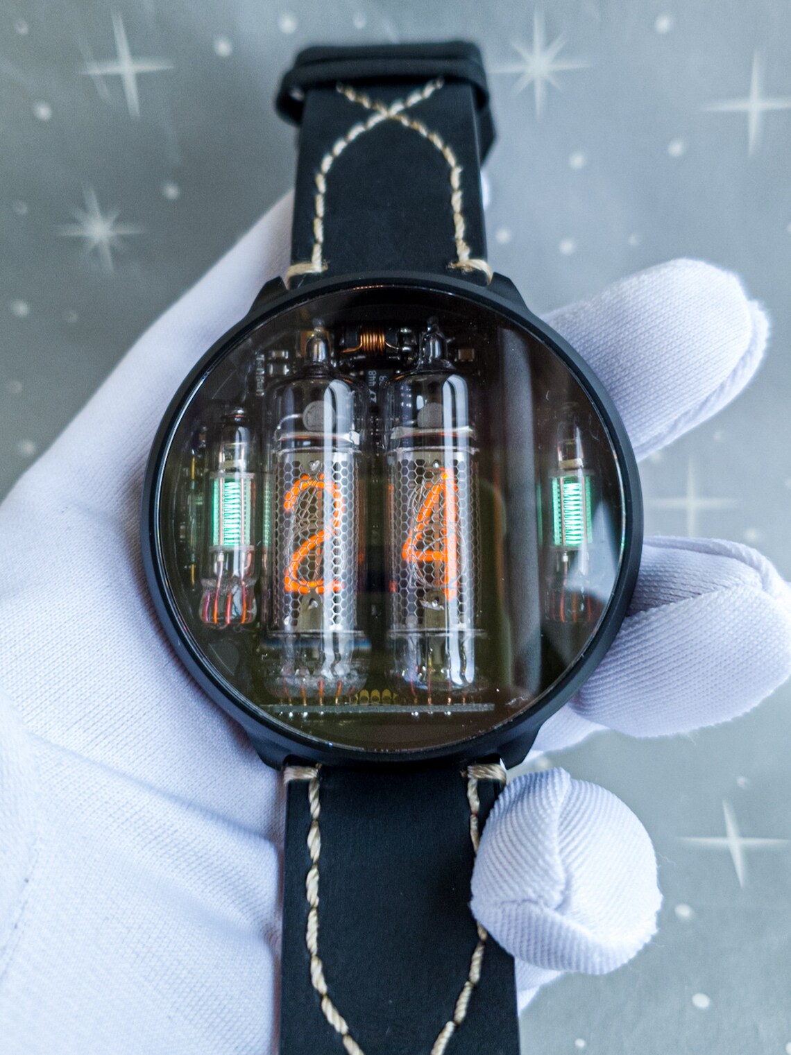 NIWA Nixie Watch. IN-16 Tubes. Black Case. Wristwatch for Him. - Etsy