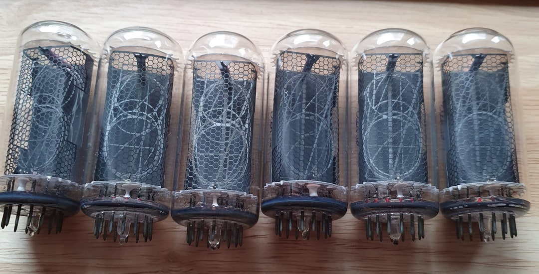 Lot of 6 X IN18 Nixie Tubes. Tested. In-18 - Etsy