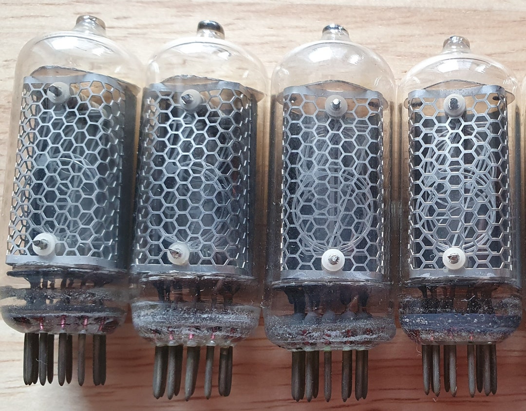 Lot of 4 X IN-8 Nixie Tubes. NOS. for Nixie Clock - Etsy