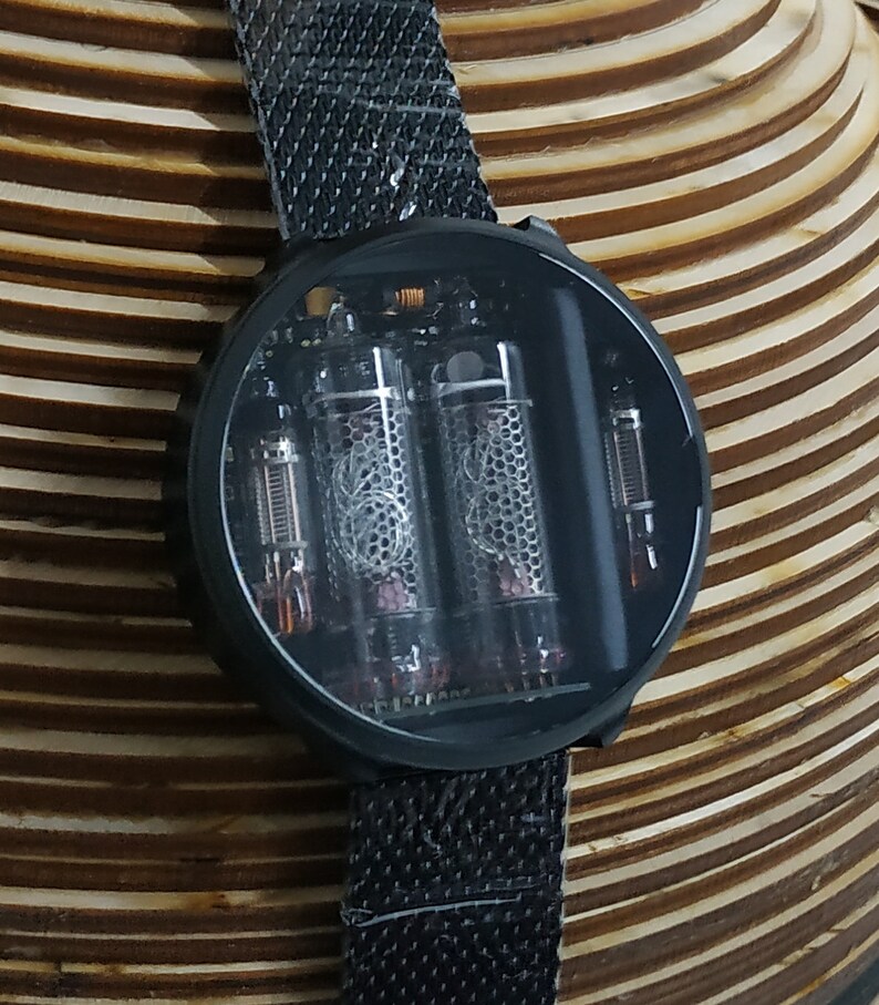 NIWA Nixie Watch. IN-16 Tubes. Black Case. Wristwatch for Him. - Etsy