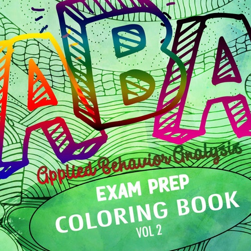 ABA Exam Prep Coloring Book for Future Behavior Analysts BCBA - Etsy