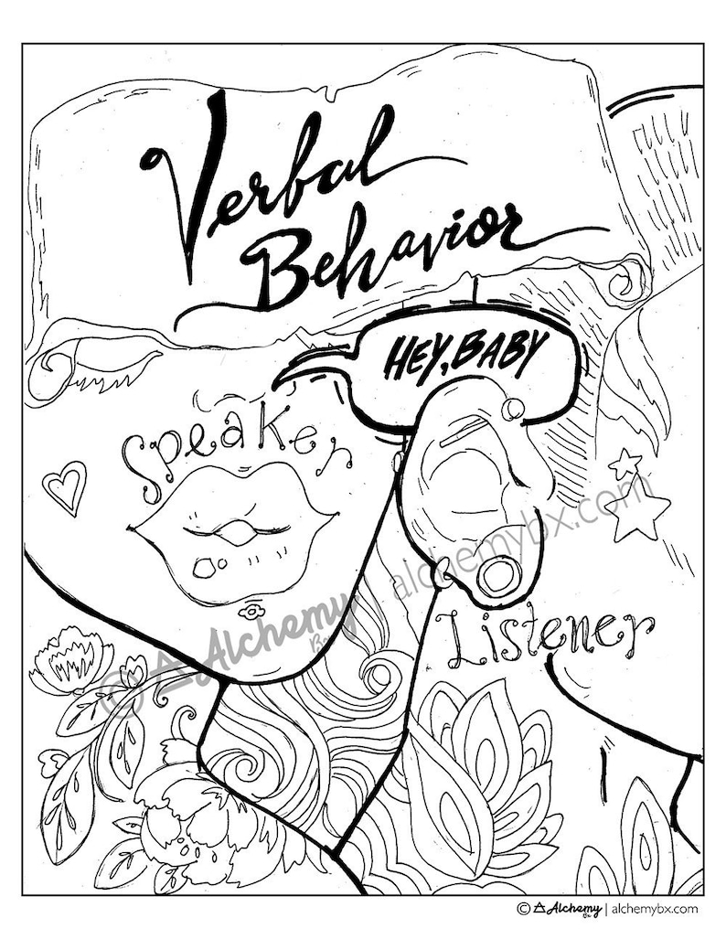 ABA Exam Prep Coloring Book for Future Behavior Analysts BCBA Behavior ...