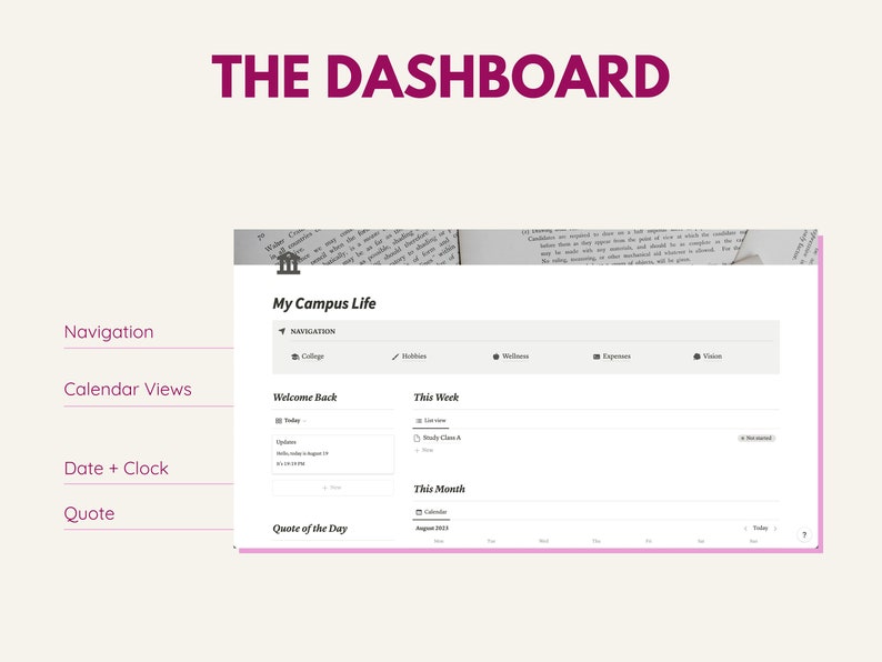 Ultimate Notion Template for Students Study, Health, Finance & Self ...