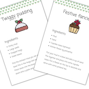 Learning & School Toys Easter Mud Kitchen Recipes 12 x Poster and ...