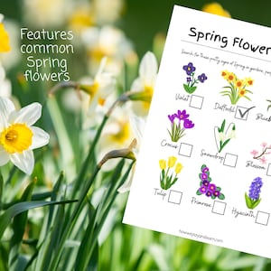 Spring Flower Hunt | Fun Easter Scavenger Hunt for Kids | Printable ...