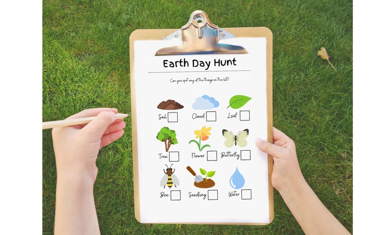 Earth Day Hunt | Planet Earth Scavenger Hunt for Kids | Printable Earth ...